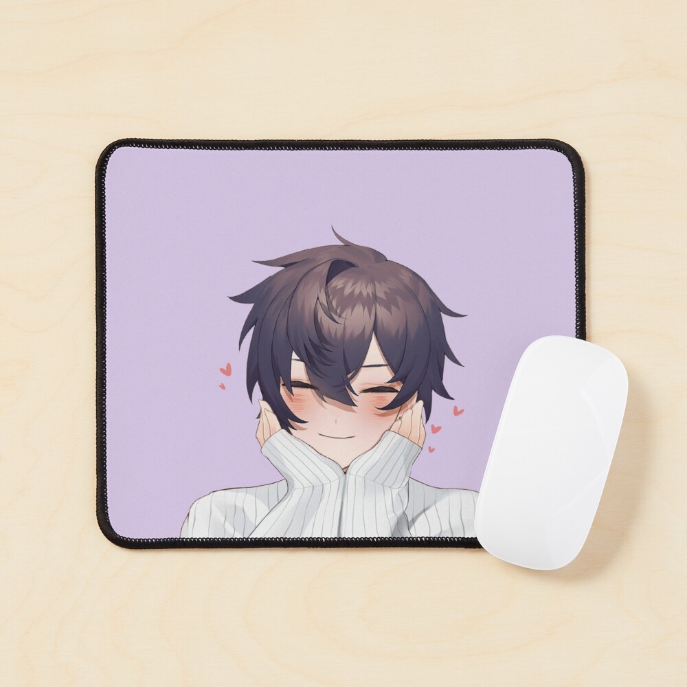 "Cute Anime Boy Vtuber Shxtou" Sticker for Sale by cosmocheese | Redbubble