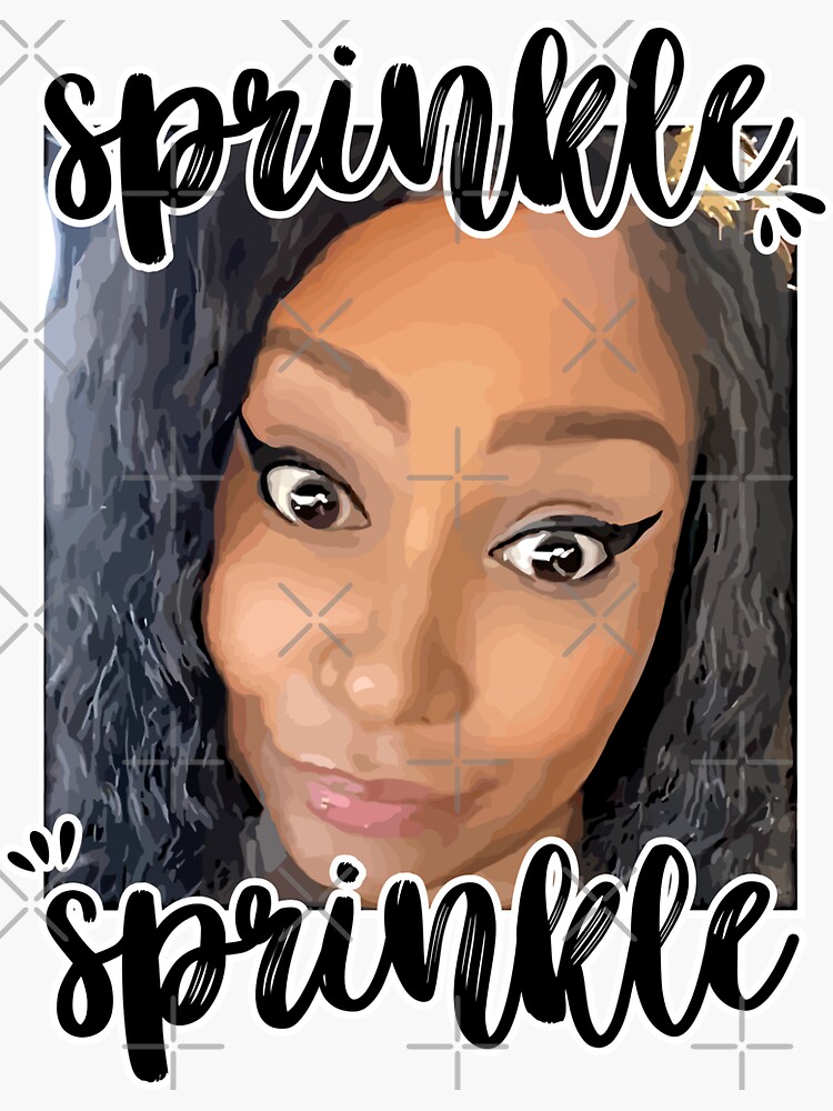 "sprinkle sprinkle lady sheraseven in tiktok 1" Sticker for Sale by ...