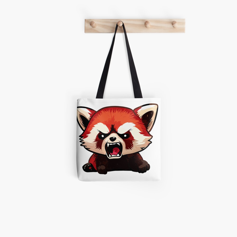 "Angry Red Panda - Rawr" Sticker for Sale by EatSleepGrind | Redbubble
