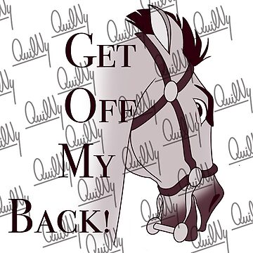 "Get Off My Back | Spirit Stallion of the Cimarron" Sticker for Sale by ...