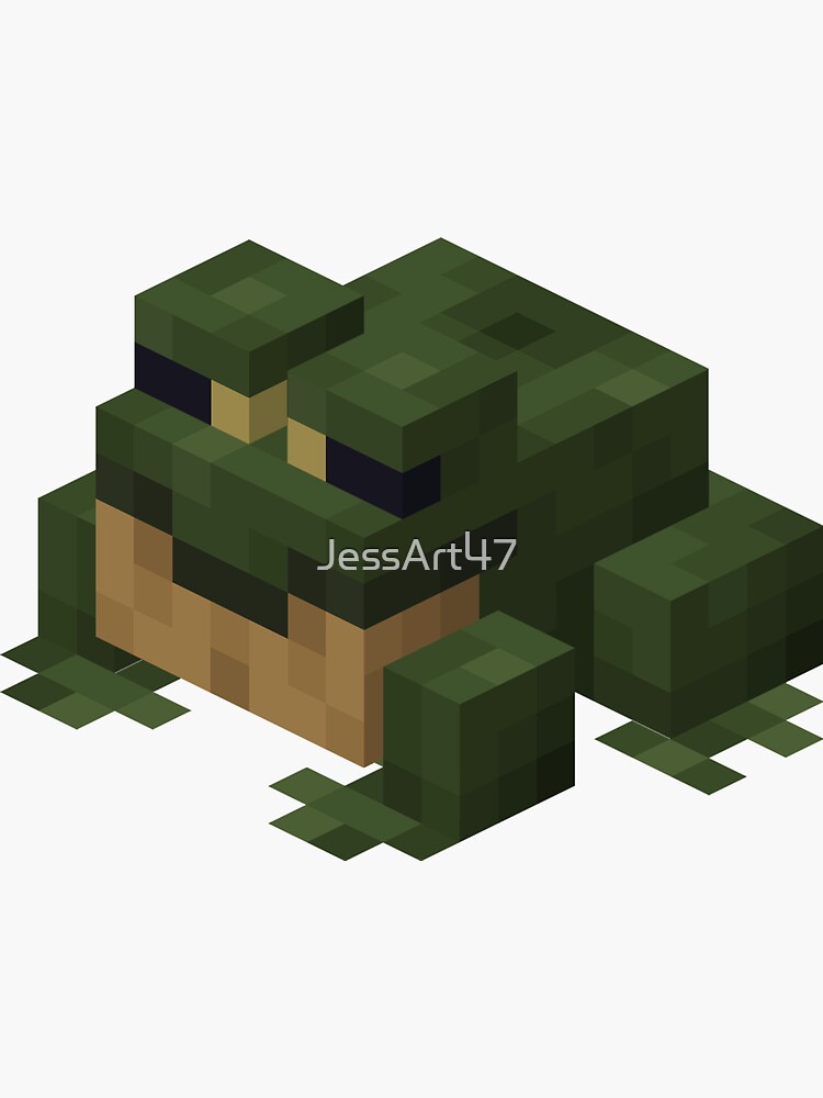 "Minecraft Frog" Sticker for Sale by JessArt47 | Redbubble