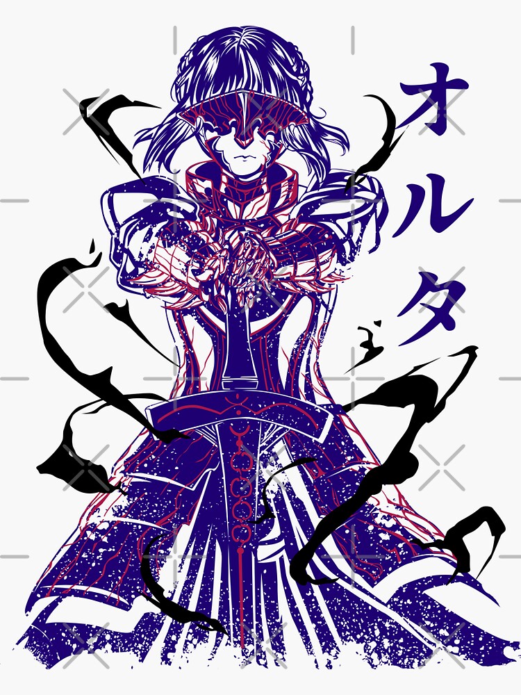 Saber Alter Fate Sticker For Sale By Titansart Redbubble
