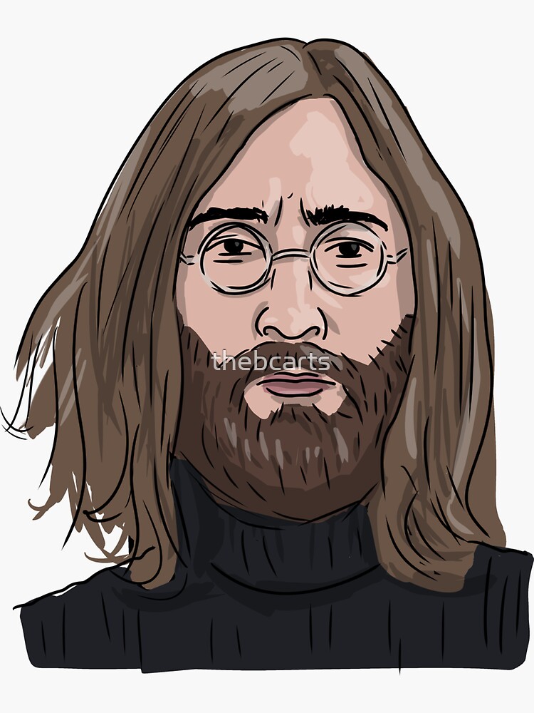 "John" Sticker for Sale by thebcarts | Redbubble