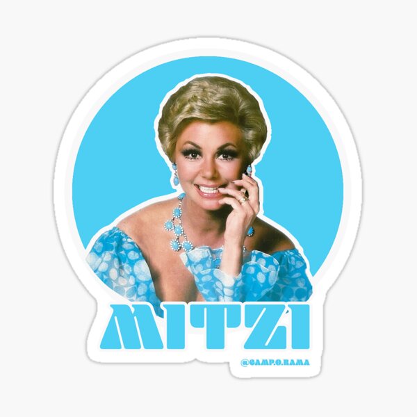 "Mitzi!" Sticker for Sale by Camp-o-rama | Redbubble