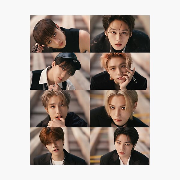 "Stray Kids 5STAR SKZ 스트레이 키즈 3RACHA ot8 members poster comeback concept kpop boy group jyp ...