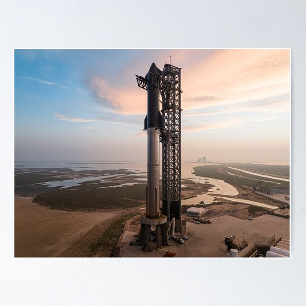"Starship and Super Heavy ready for Launch" Poster for Sale by Star ...