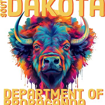 "Trippy Buffalo " Sticker for Sale by SDDP | Redbubble