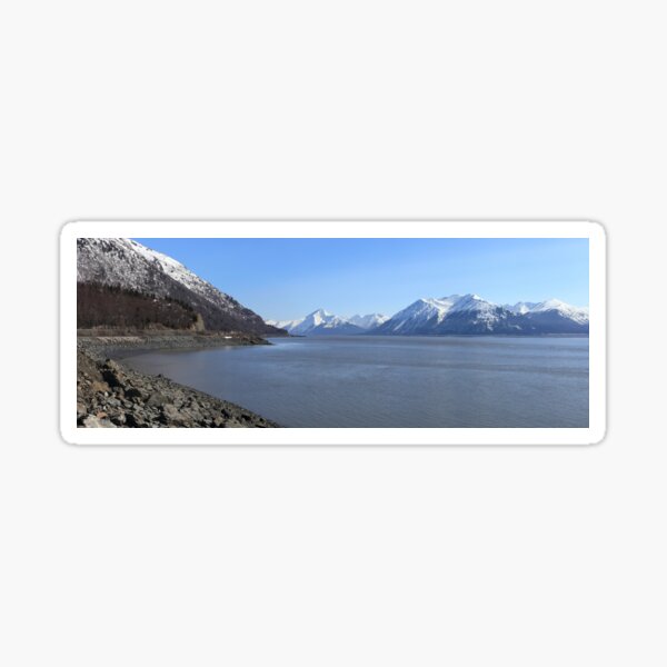 "Panoramic Turnagain Arm" Sticker for Sale by zumi | Redbubble
