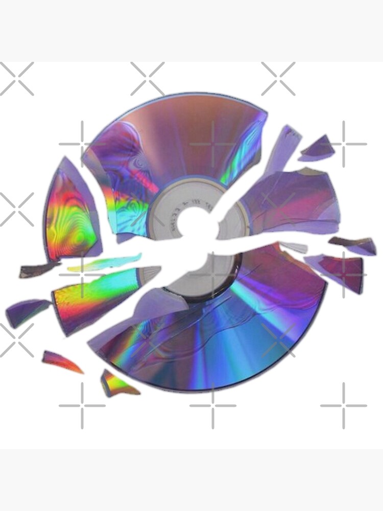 "Broken CD" Art Print for Sale by chemicalcrucifx | Redbubble