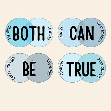 "Dialectics: Both can be true " Sticker for Sale by ThoughtJumble ...