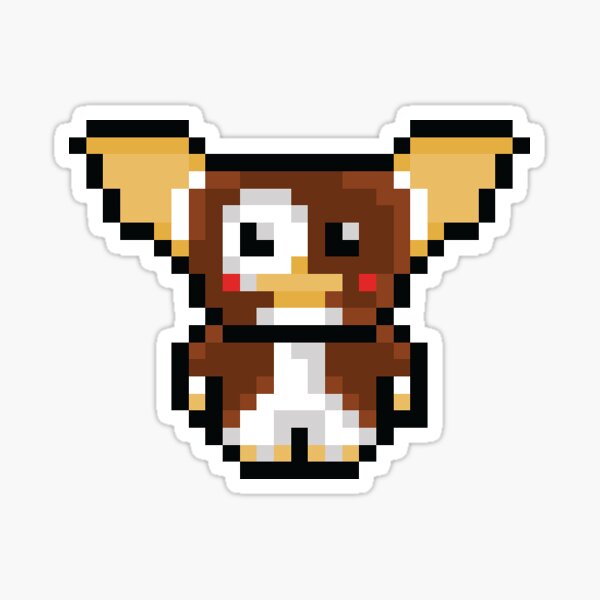 "Gizmo" Sticker by MrPixelChin | Redbubble