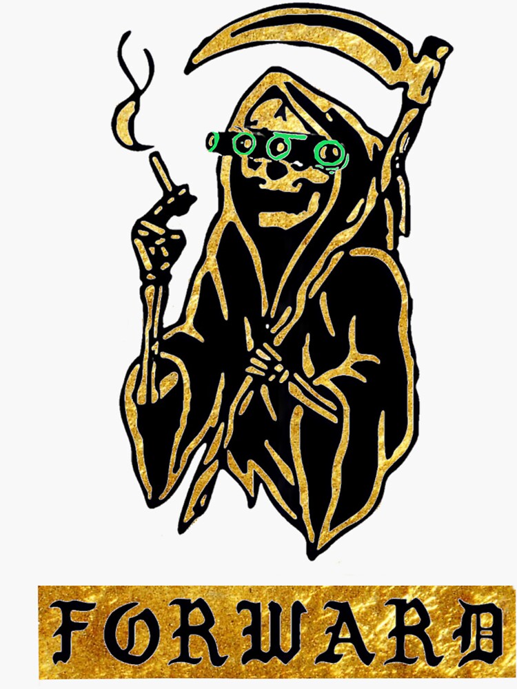 "Forward Observations Group Grim Reaper - Gold V2" Sticker for Sale by ...