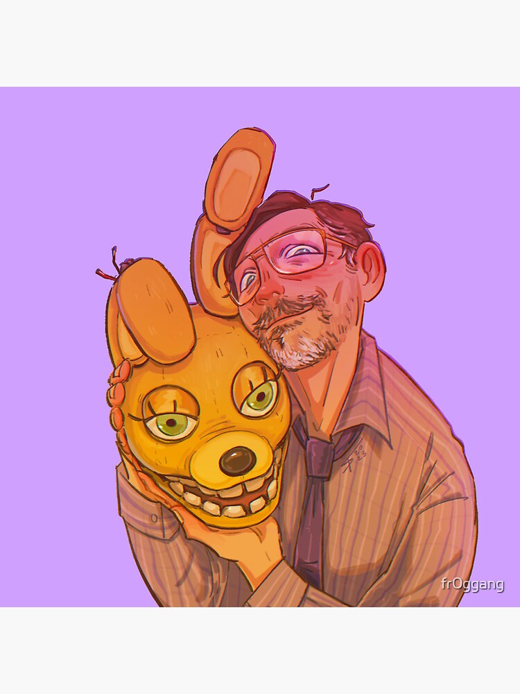 "william afton and spring bonnie (purple)" Pin for Sale by fr0ggang ...