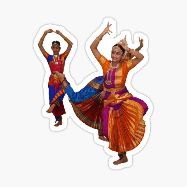 "Trio of Indian Dancers" Sticker for Sale by PaulKPhoto | Redbubble
