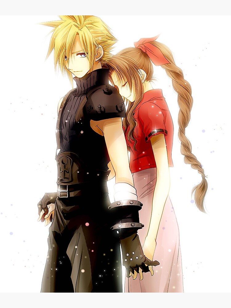 "Cloud And Aerith" Art Print by NeusVidal | Redbubble
