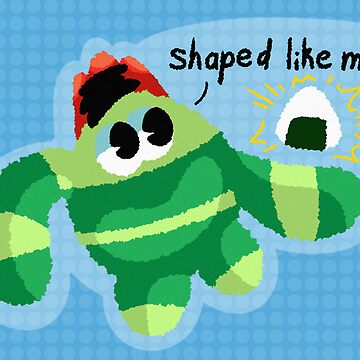 "Brobee Onigiri" Sticker for Sale by Hailey Dorritie | Redbubble