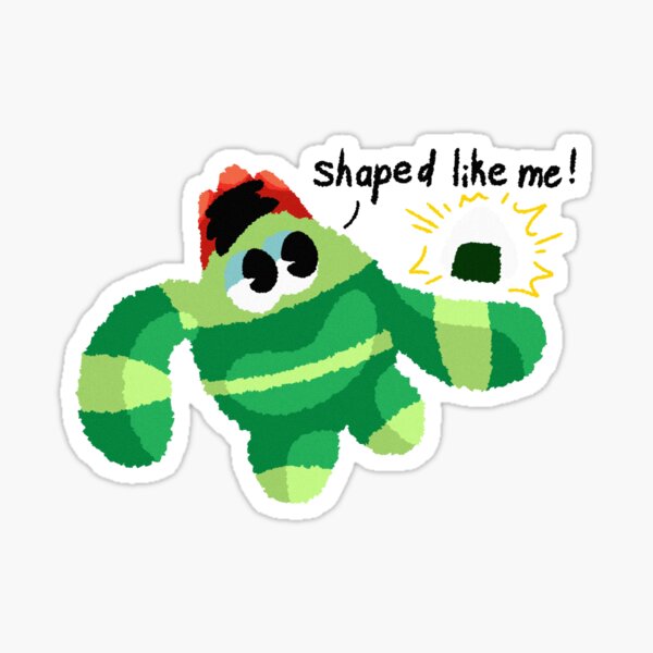 "Brobee Onigiri" Sticker for Sale by Hailey Dorritie | Redbubble