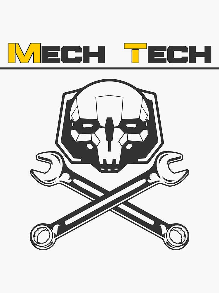 "Mech Tech " Sticker for Sale by Arcturan-Art | Redbubble