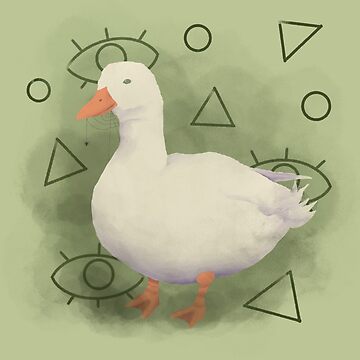 "Eldritch Horror Duck" Sticker for Sale by gessoduck | Redbubble