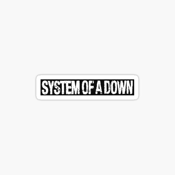 "System of a down" Sticker for Sale by toates41 | Redbubble