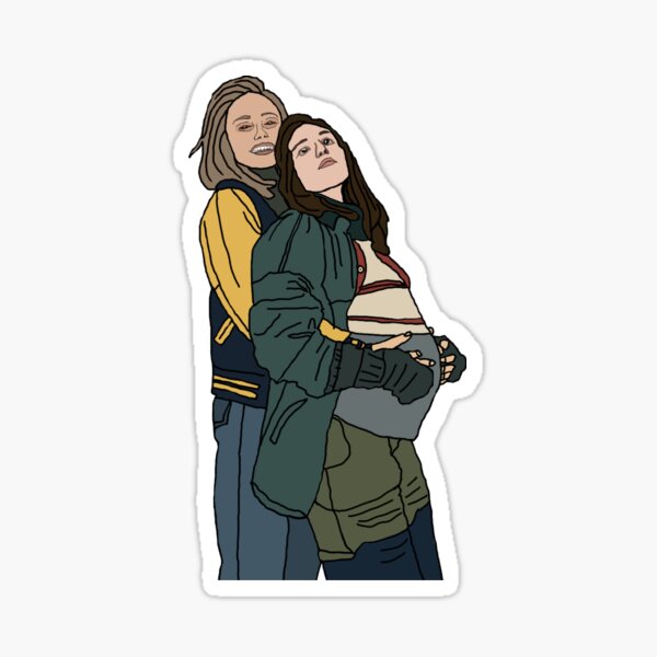 "Yellowjackets: Jackie and Shauna" Sticker by vanarh | Redbubble