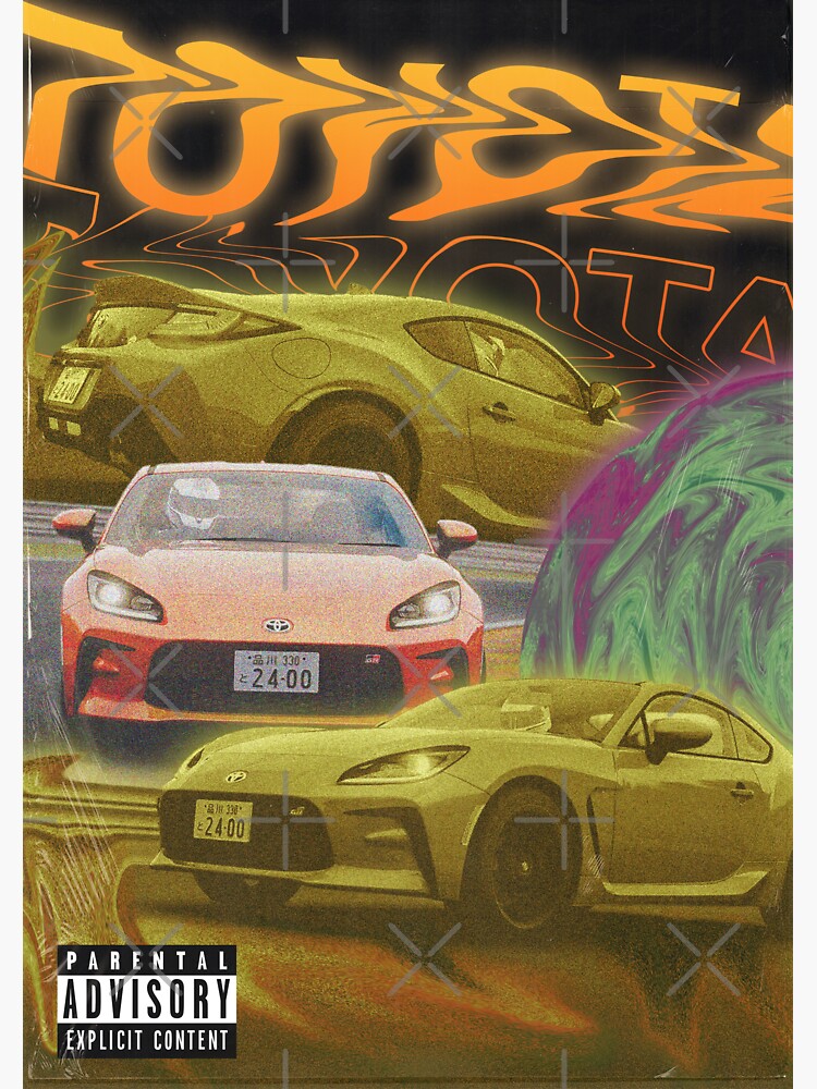 "Toyota GR86 " Sticker for Sale by rzvisual | Redbubble