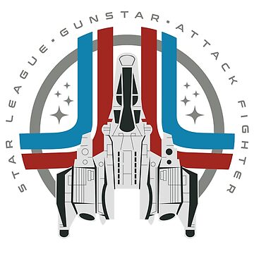 "Gunstar - Star League - The Last Starfighter" Sticker for Sale by SilverfireArt | Redbubble