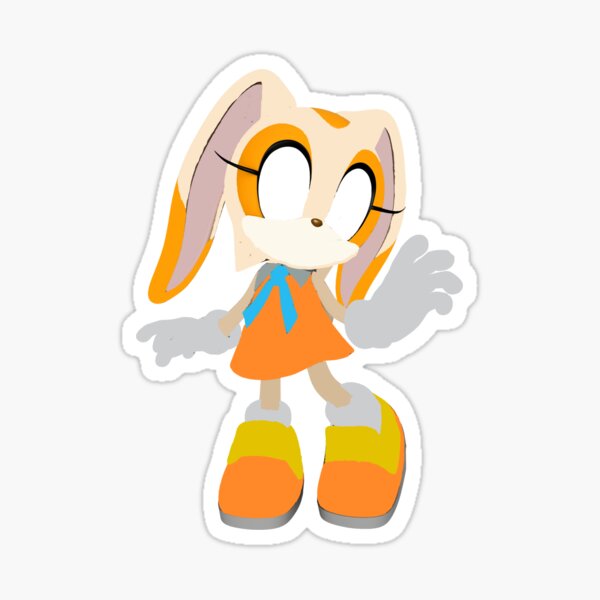 Cream The Rabbit Stickers | Redbubble