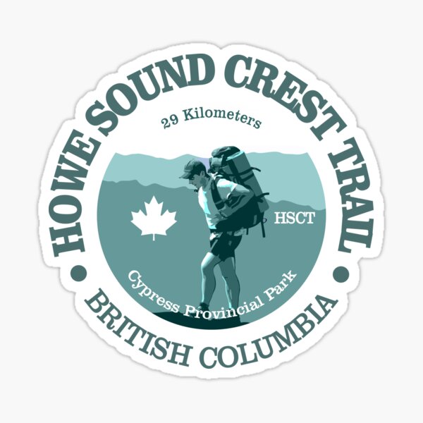 "Howe Sound Crest Trail (T)" Sticker for Sale by curranmorgan | Redbubble