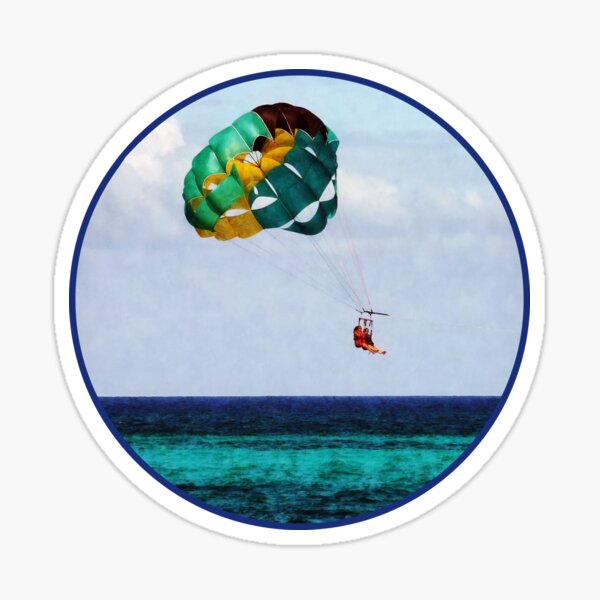 "Two Women Parasailing in the Bahamas" Sticker for Sale by SudaP0408 ...