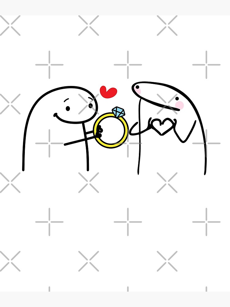 Stick Figure Marriage Proposal