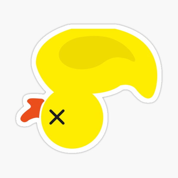 "Dead Duck" Sticker for Sale by steverob55 | Redbubble