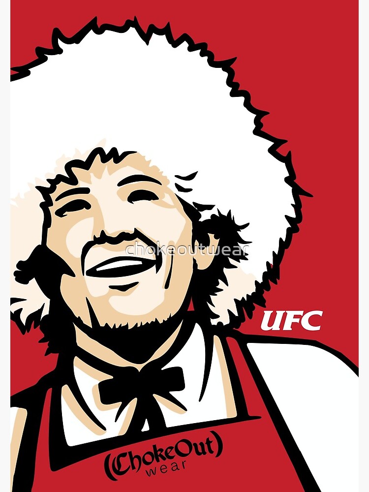 "UFC-KFC - Khabib Nurmagomedov" Spiral Notebook for Sale by ...