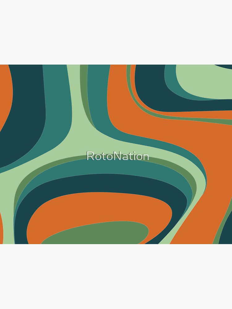 "Mod 1960s Jetsons Pattern 1" Sticker for Sale by RotoNation | Redbubble