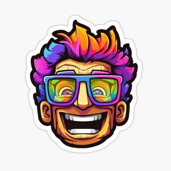 "Nerd Face Emoji" Sticker for Sale by Artwyz | Redbubble