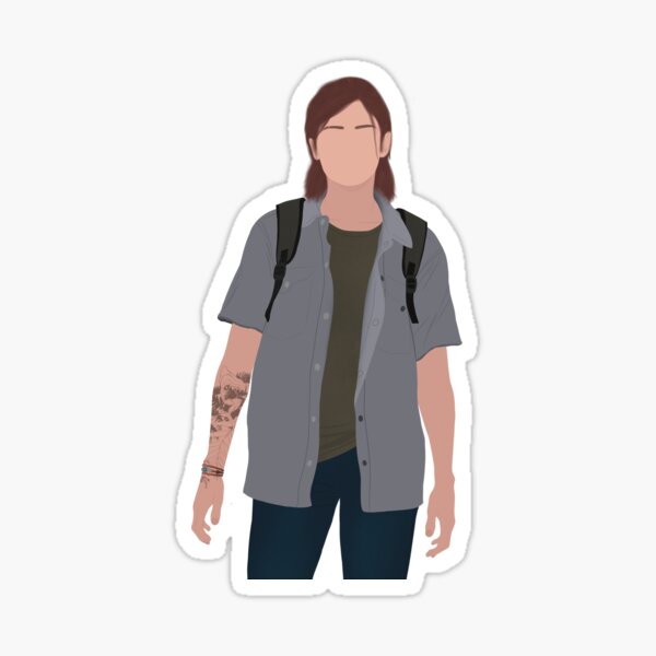 "The Last of Us© Part II 2 Ellie Fan Art" Sticker for Sale by senaeksi ...
