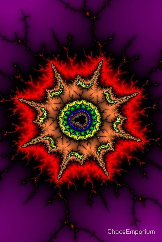 "Mandelbrot Mandala Fractal Art print" by ChaosEmporium | Redbubble