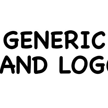 "Generic Band Logo" Sticker for Sale by thebcarts | Redbubble