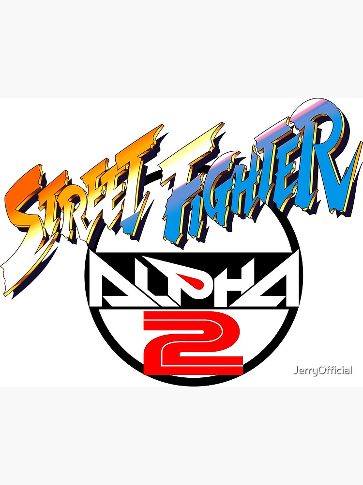 "Street Fighter Alpha 2 Logo" Photographic Print by JerryOfficial ...