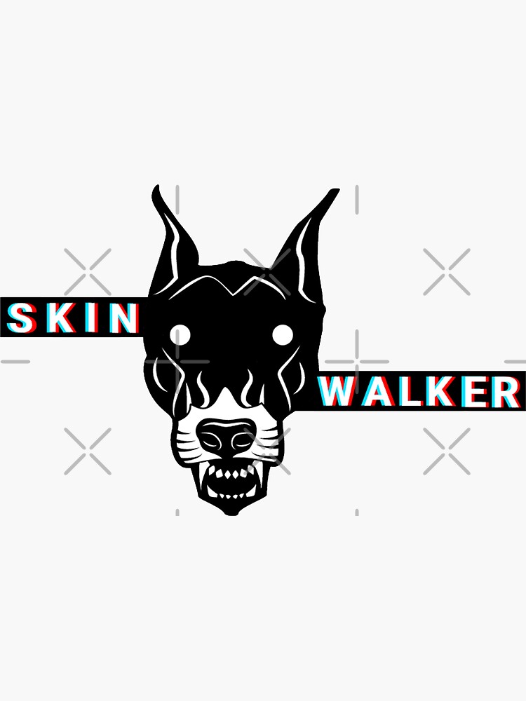 "Skinwalker dog" Sticker by Laragon11 | Redbubble