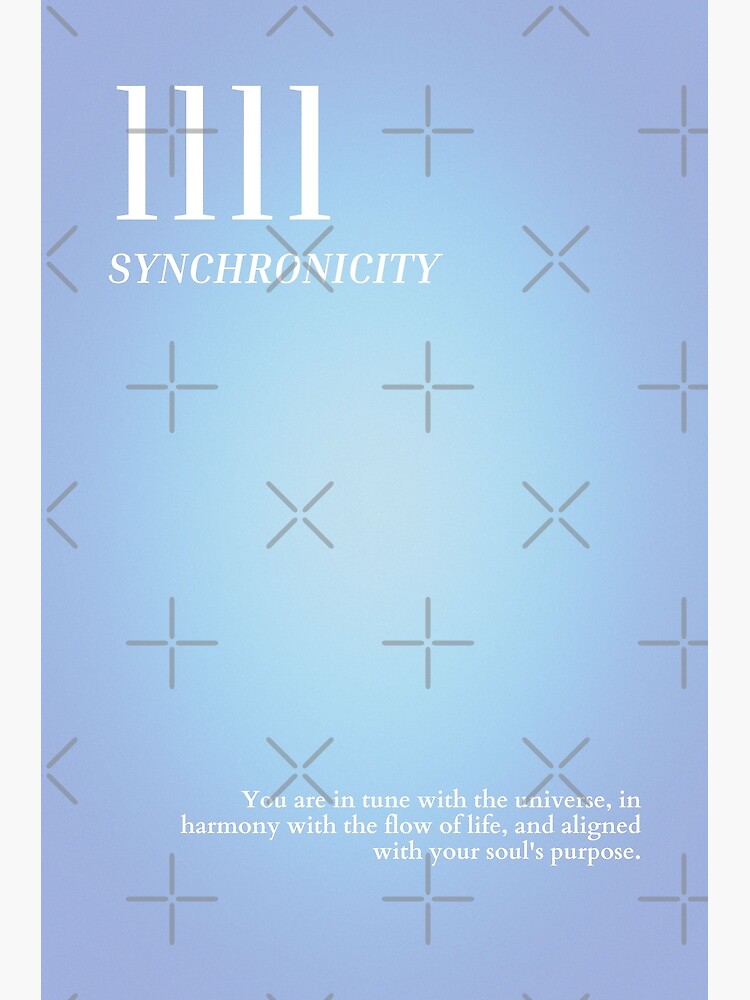 "Angel Number 1111 Synchronicity" Photographic Print for Sale by ...