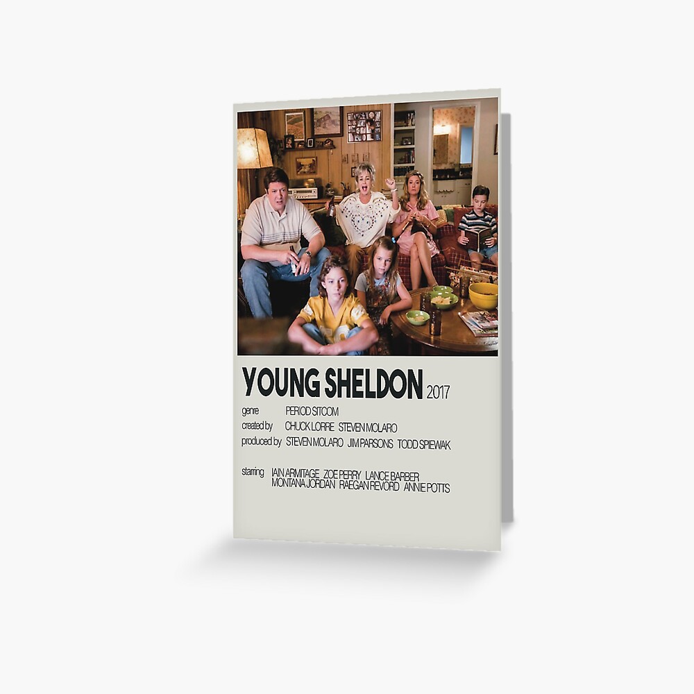 "Young Sheldon - TV Poster" Poster for Sale by AndreaDesignsCA | Redbubble
