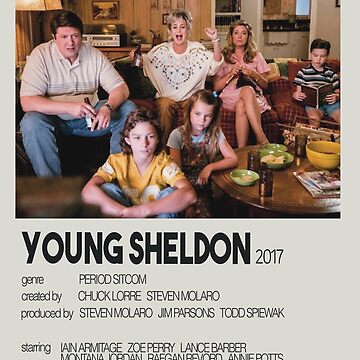 "Young Sheldon - TV Poster" Poster for Sale by AndreaDesignsCA | Redbubble