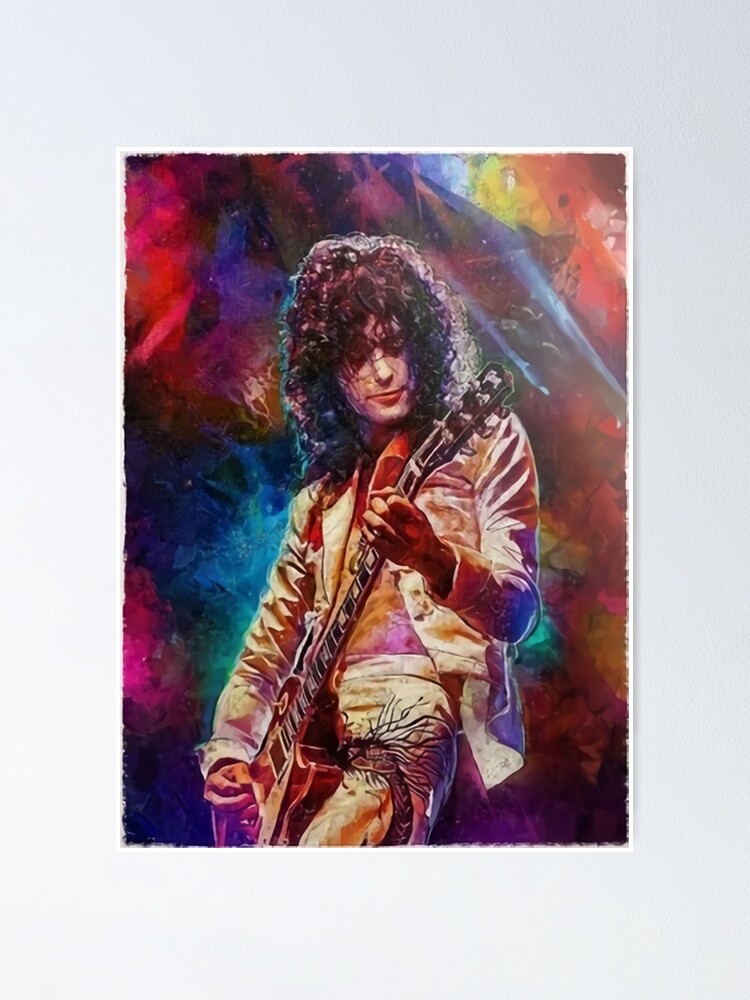 "Jimmy Page " Poster for Sale by JorgeJteam | Redbubble