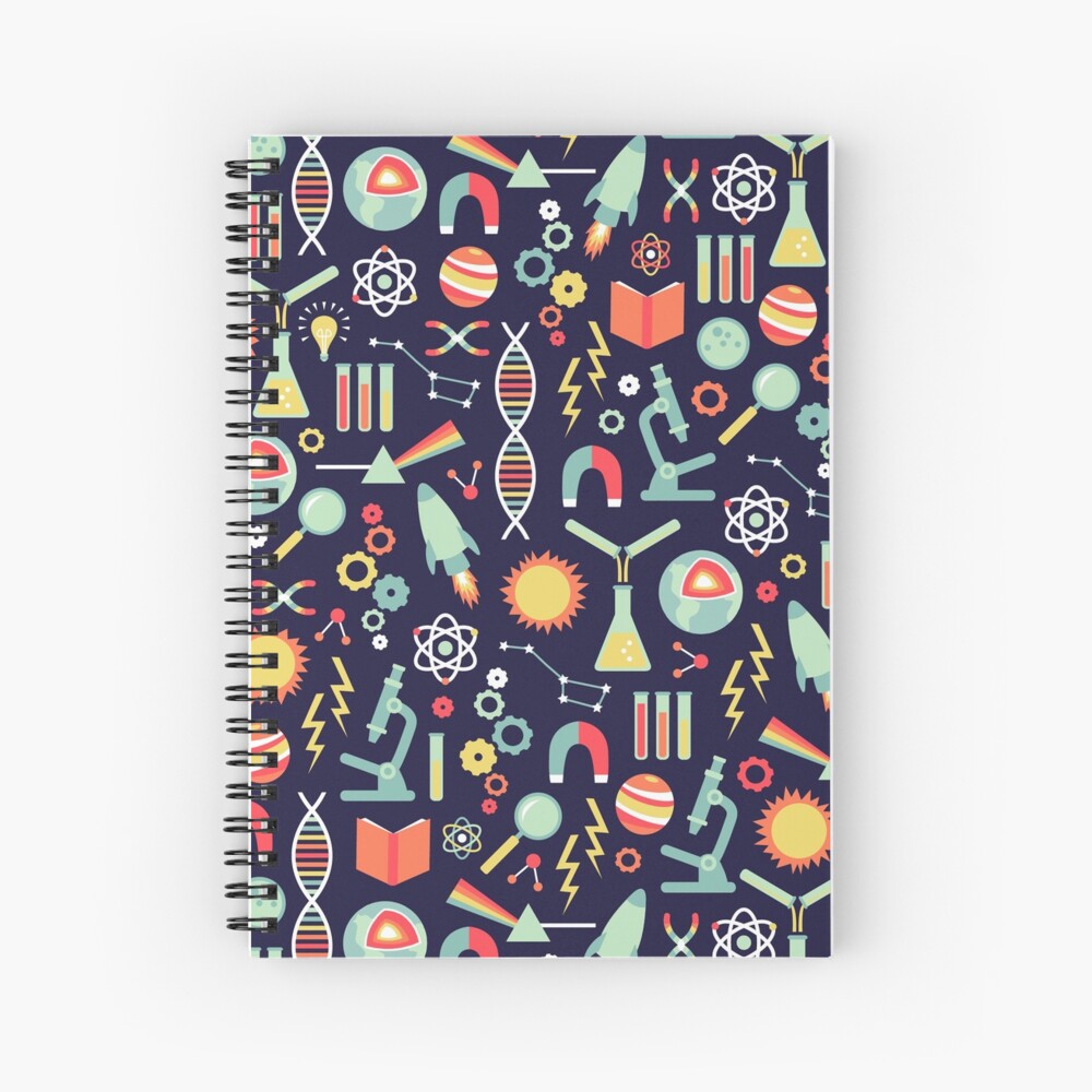"Science Studies" Spiral Notebook by robyriker | Redbubble