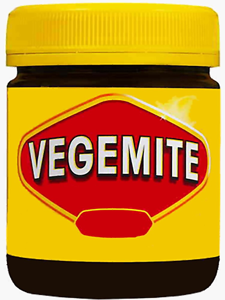 "Vegemite " Sticker for Sale by StrongnFreecd | Redbubble