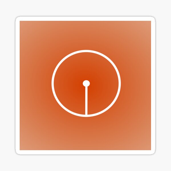 ""Grounding" LightChannelSymbol Healing Sign" Sticker by Jiyuma-Harmony ...