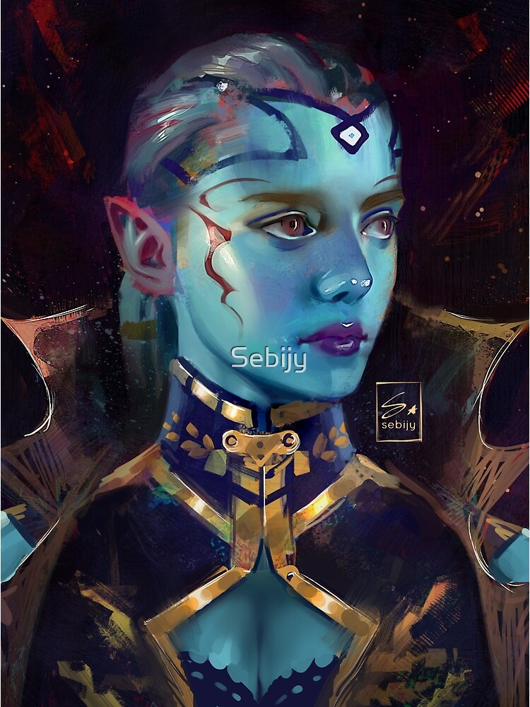 ""Commanding Presence: The Portrait of Aliean, the Alien Commander ...