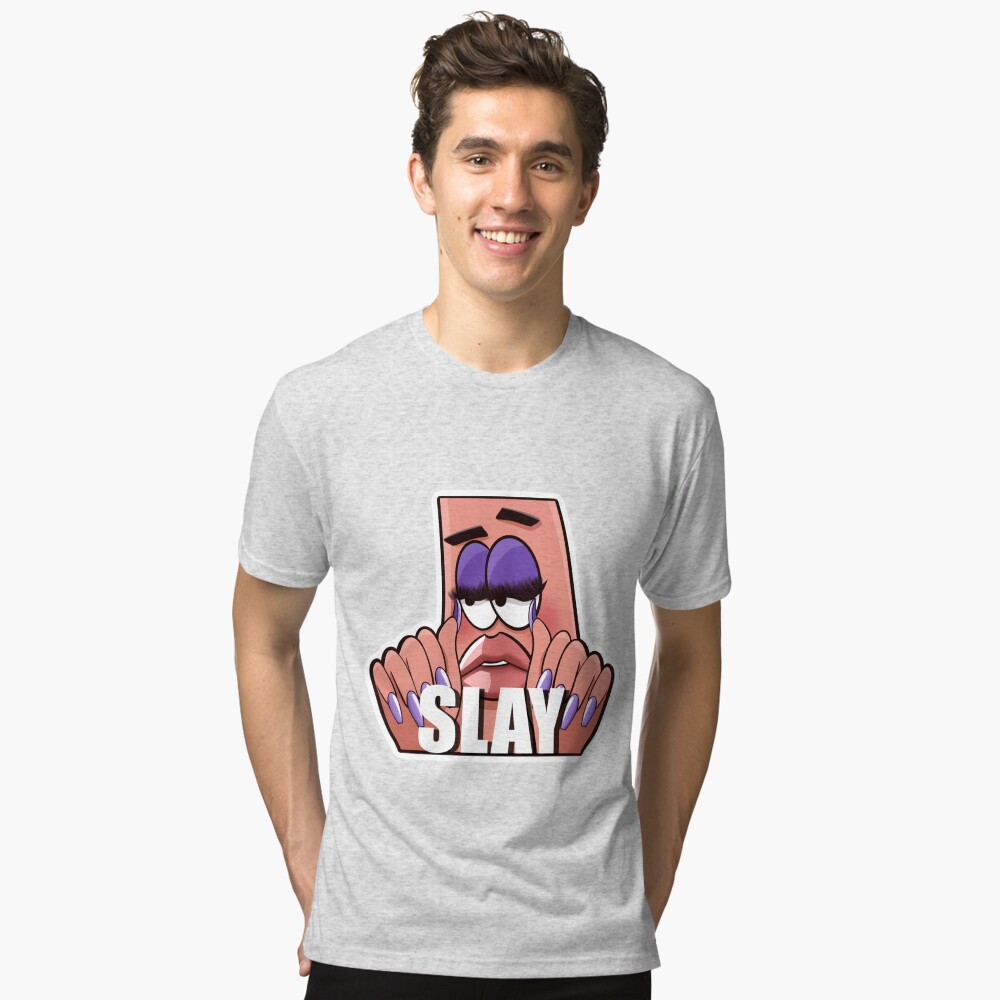 "Sassy Patrick Slay Meme" Sticker for Sale by EmoSkelly | Redbubble