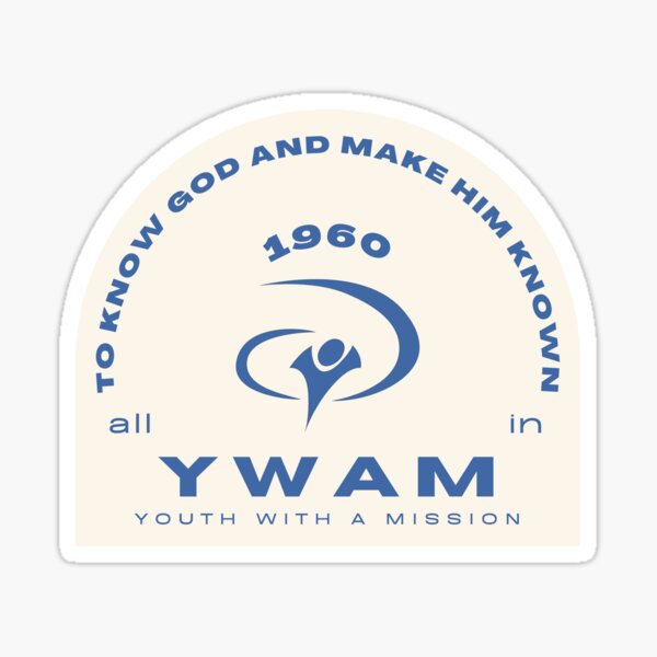 "All IN - YWAM LOGO - youth with mission" Sticker for Sale by natures1design | Redbubble